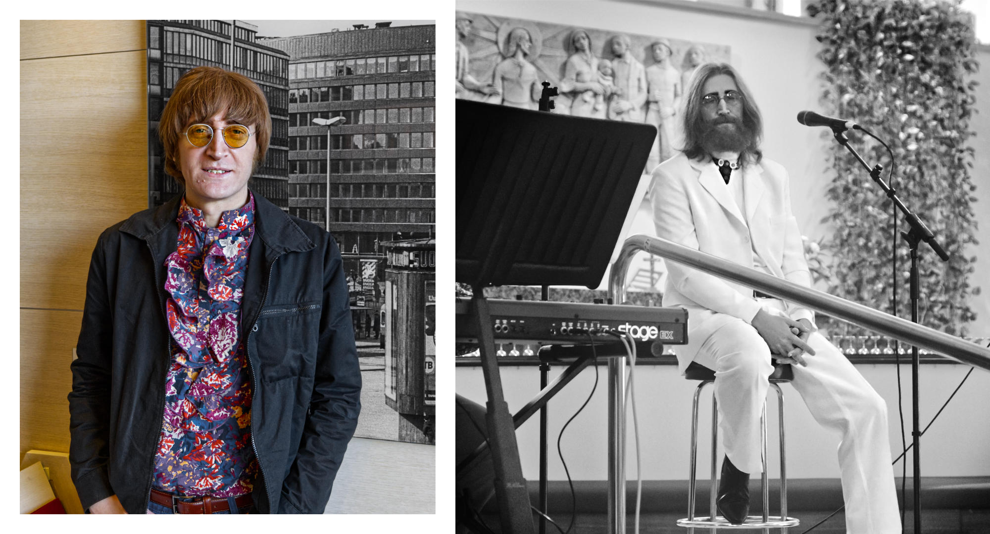 Javier Parisi, living tribute to John Lennon - Helsinki Heroes